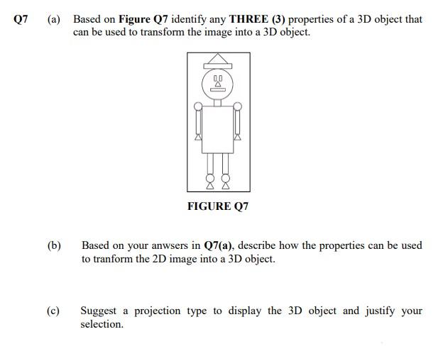 Solved Q7 (a) Based on Figure Q7 identify any THREE (3) | Chegg.com