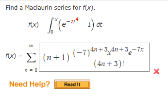 Solved Find a Maclaurin series for f(x). | Chegg.com