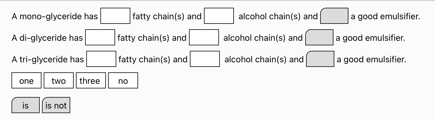 Solved A mono-glyceride has fatty chain(s) and alcohol | Chegg.com