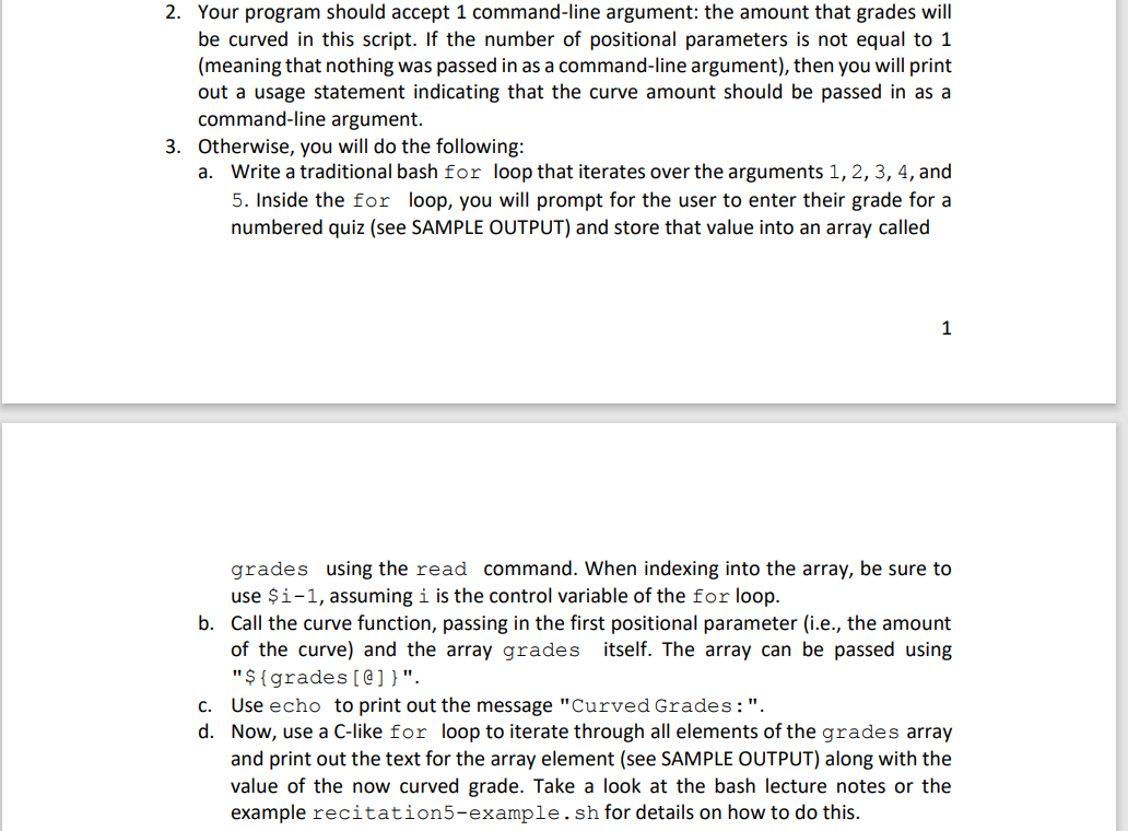 Solved 2. Your program should accept 1 command-line | Chegg.com