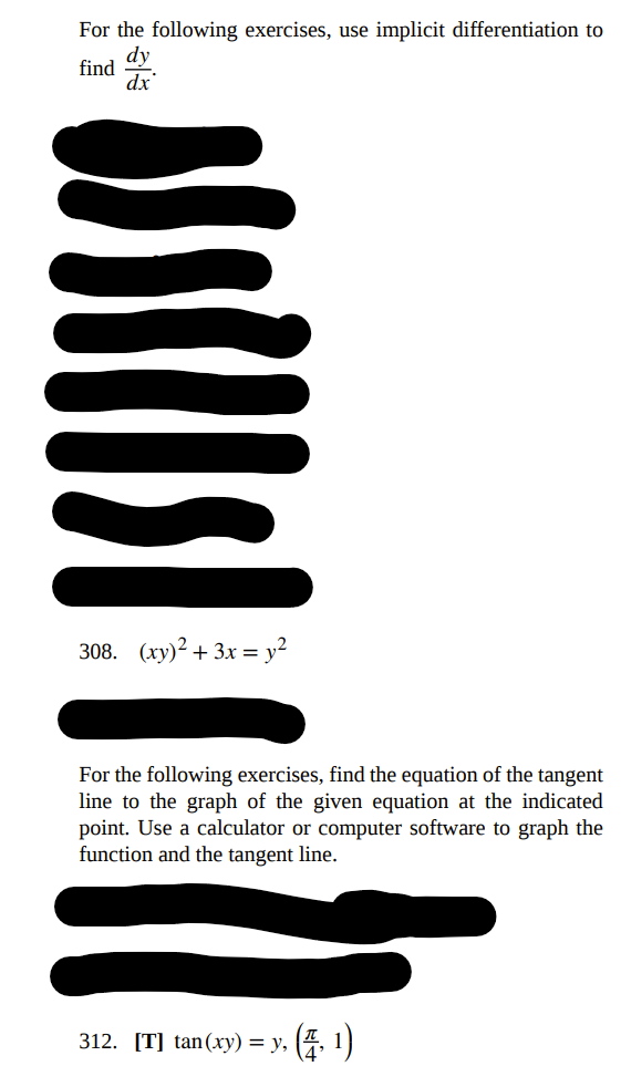 Solved For the following exercises, use implicit | Chegg.com