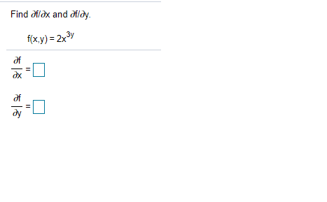 Solved Find Oflax and Oflay. f(x,y) = 2x34 = $ $ $15 11 | Chegg.com