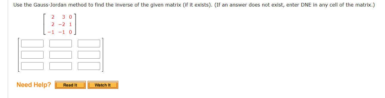 Solved Use the Gauss-Jordan method to find the inverse of | Chegg.com