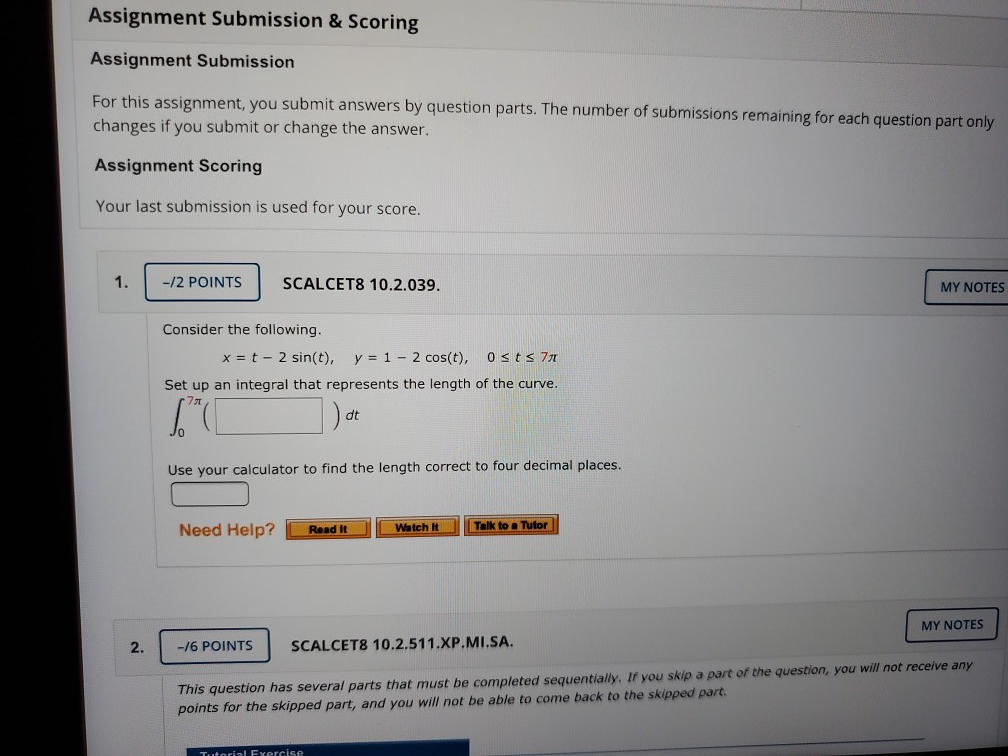 Solved Assignment Submission & Scoring Assignment Submission | Chegg.com