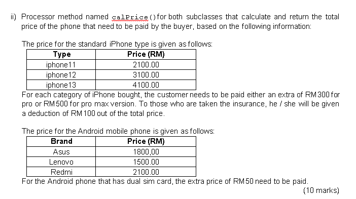 Solved Given the following template of abstract superclass | Chegg.com