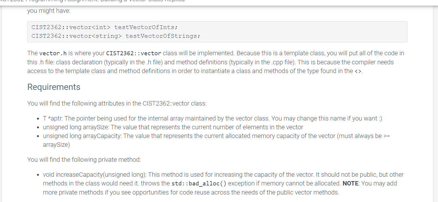 Solved 15.9 CIST2362 Programming Assignment: Building a | Chegg.com