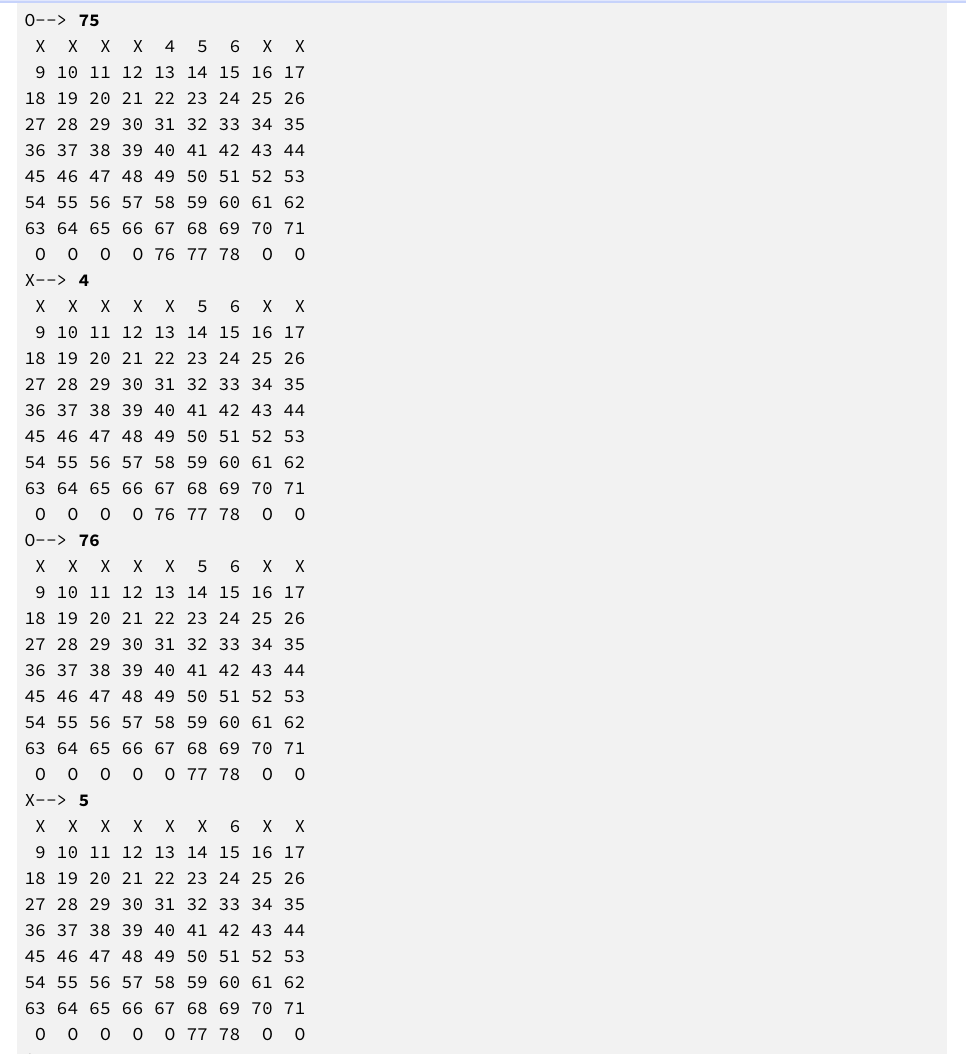 Solved Implement the Tic-tac-toe game for variable board | Chegg.com