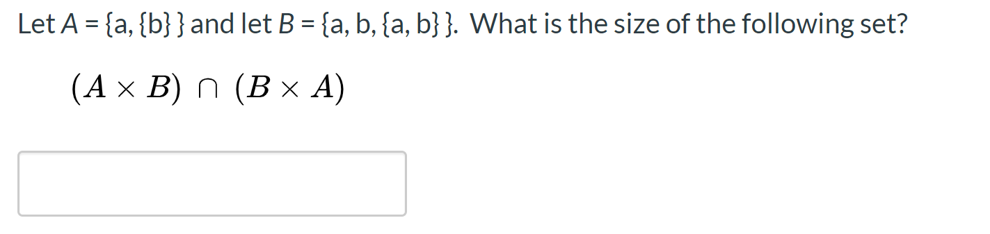 Solved 1. Options are: A, the empty set, the universal | Chegg.com
