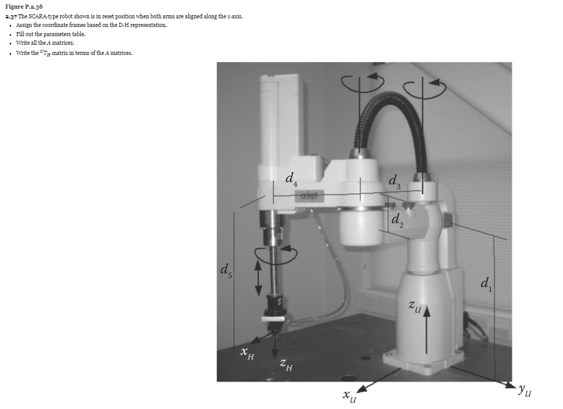 [Solved]: Obtain parametric/symbolic Equations 2.37 (the tra