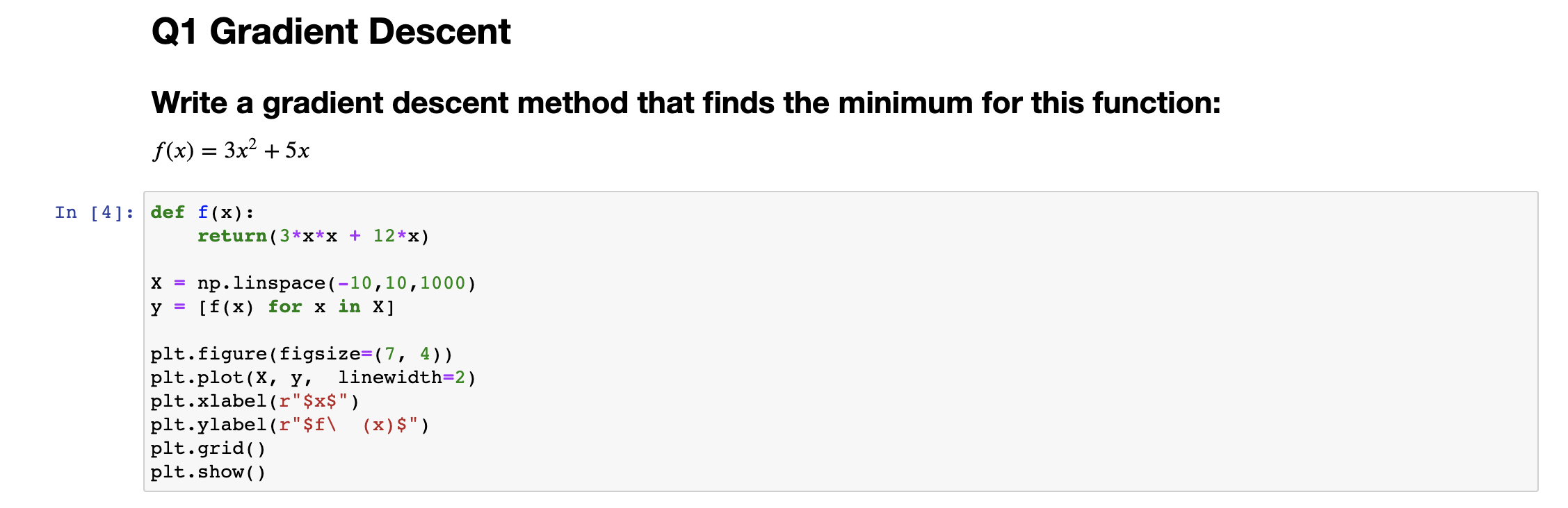 Solved Ihis project requires Python 3.4 or above:Q1 Gradient | Chegg.com