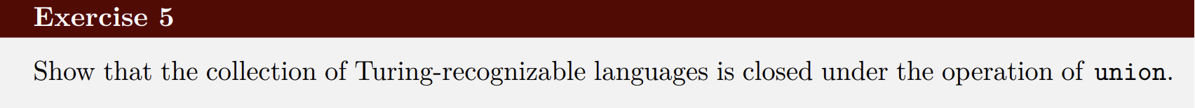 Solved Show that the collection of Turing-recognizable | Chegg.com