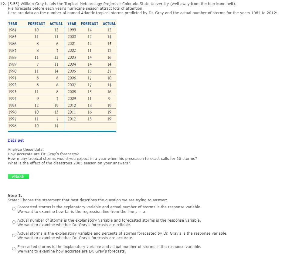 Solved Step 2: Plan: What specific statistical operations | Chegg.com