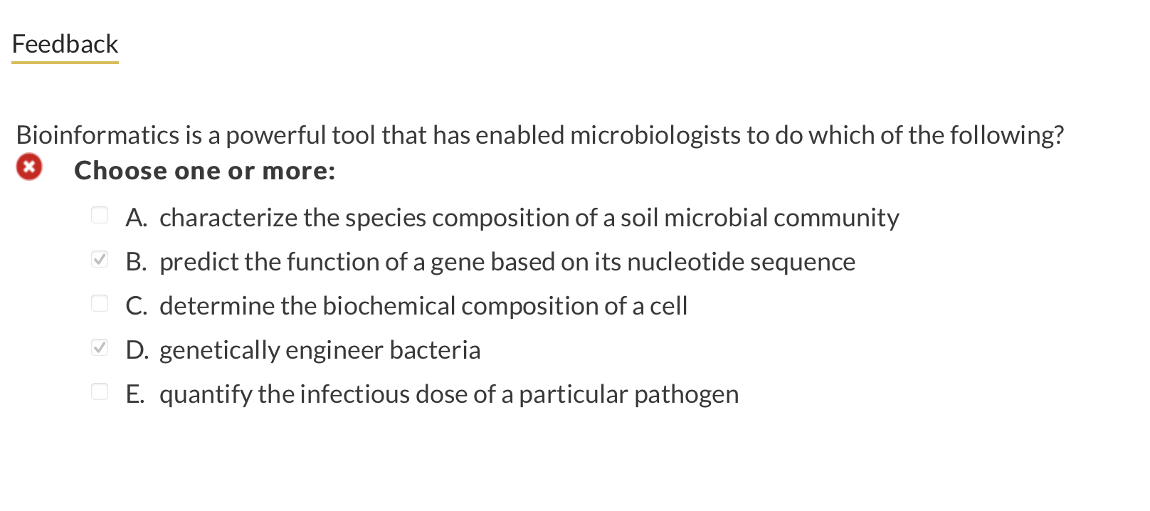 Solved Bioinformatics is a powerful tool that has enabled | Chegg.com