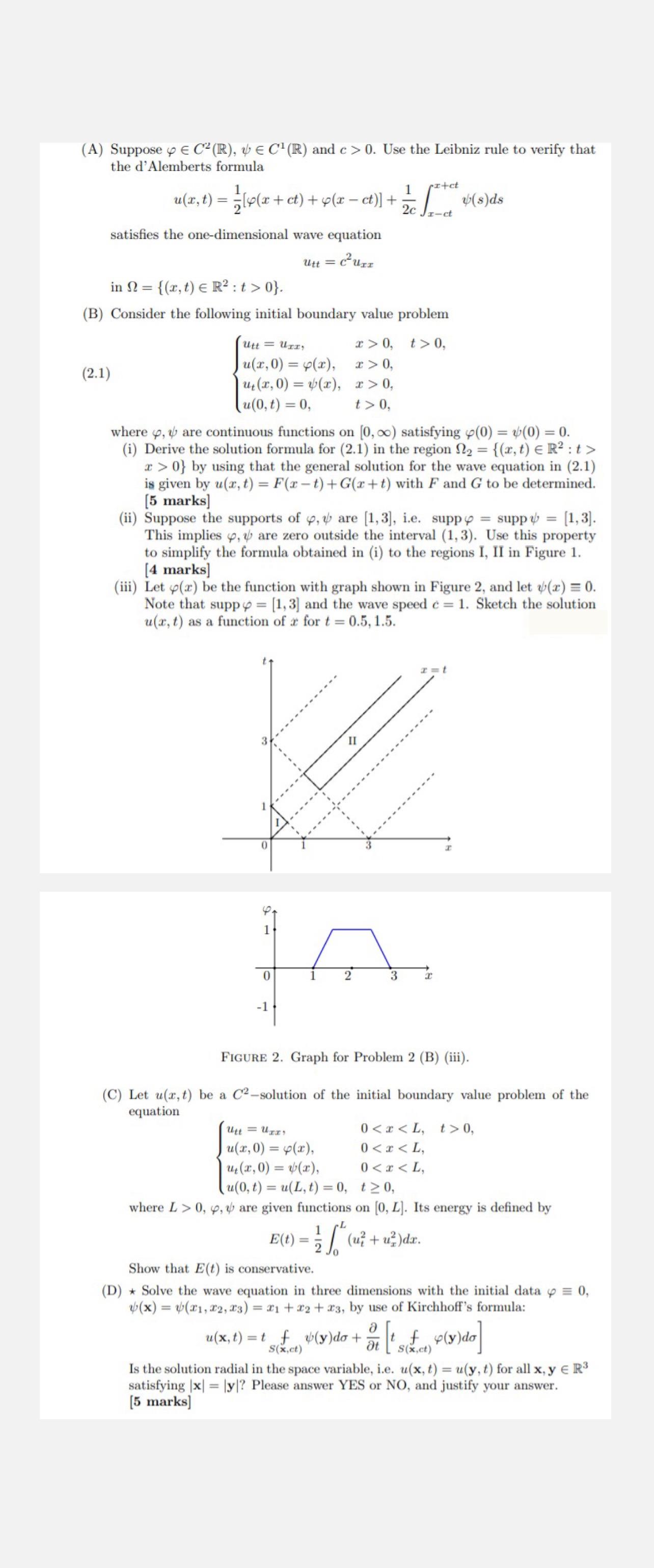 Solved 1 1 pr+ct 2c Tct = (A) Suppose ye CP(R), V E C'(R) | Chegg.com