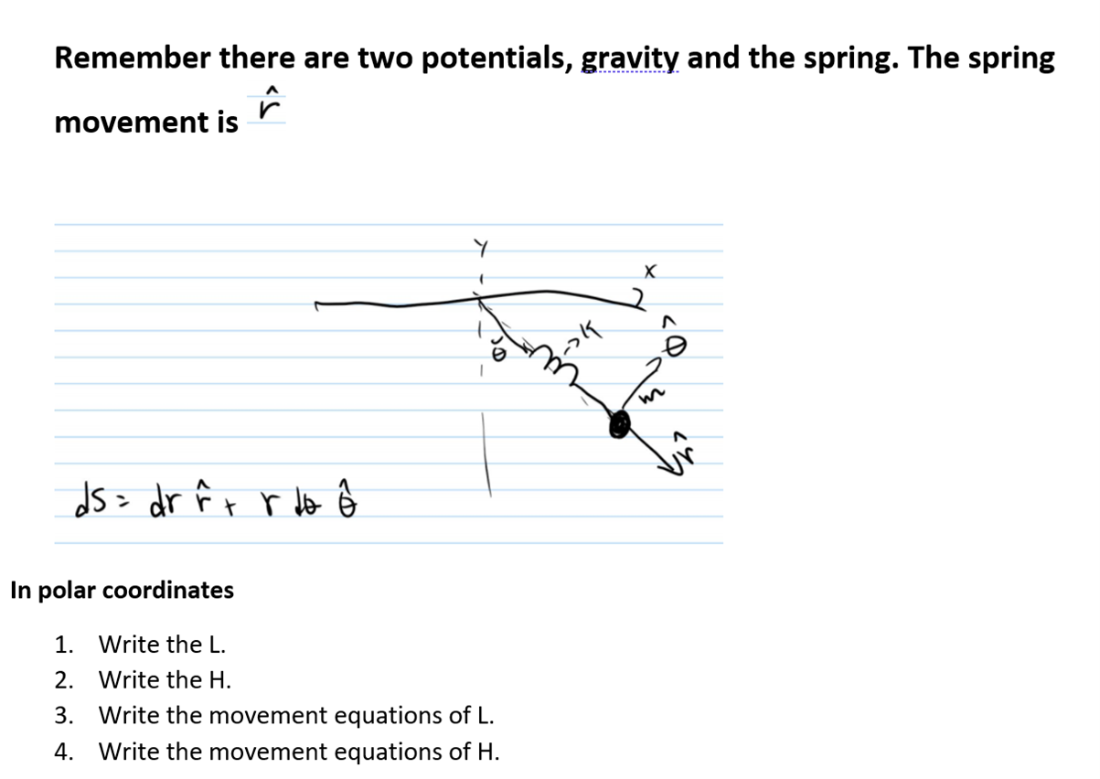Remember there are two potentials, gravity and the | Chegg.com