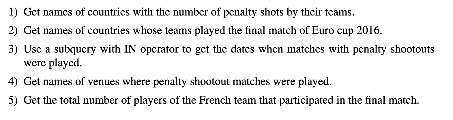 Solved Using the following schemas, give the sql queries for | Chegg.com