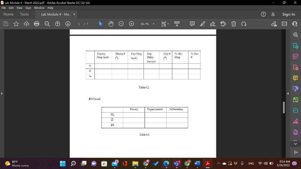 Lab Module 4 - March 2022.pdf - Adobe Acrobat Reader | Chegg.com