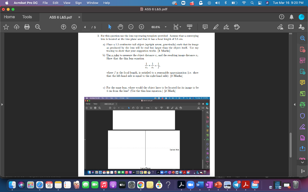 Solved Acrobat Pro DC File Edit View Sign Window Help Tue | Chegg.com