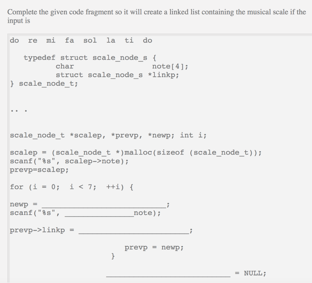 Complete the given code fragment so it will create a | Chegg.com