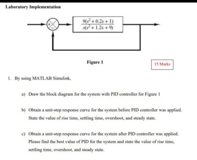Solved Laboratory Implementation 9(2+0.25 +1) 36 +1.25 +9) | Chegg.com