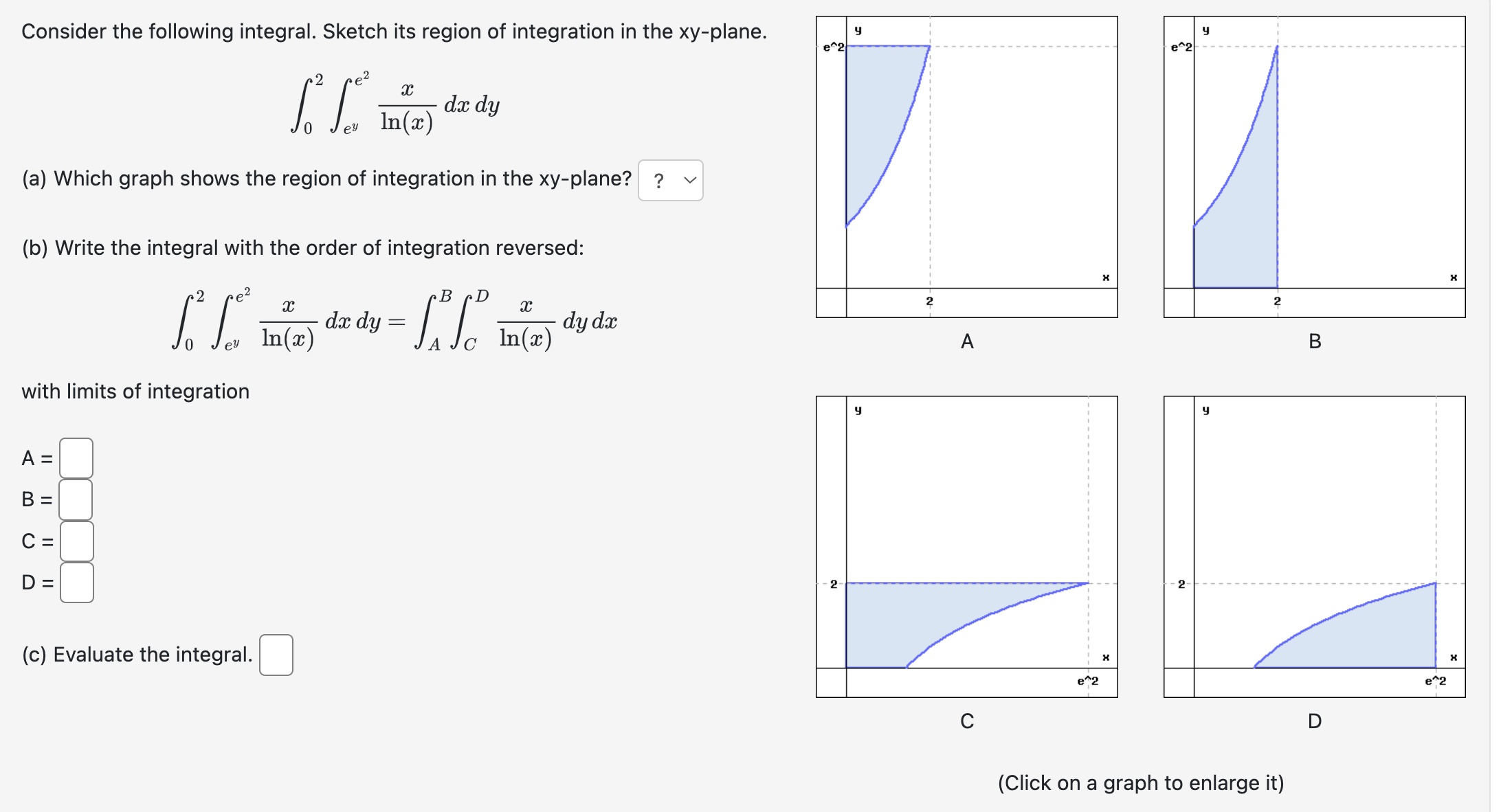 Solved Consider the following integral. Sketch its region of | Chegg.com