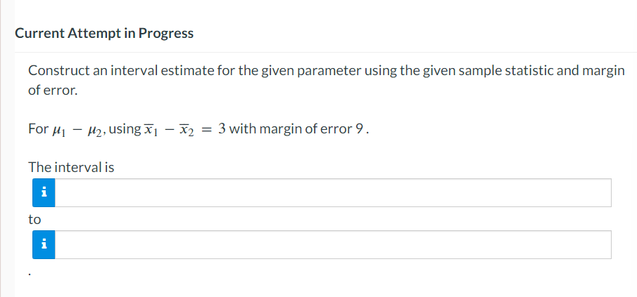 Solved Construct an interval estimate for the given | Chegg.com