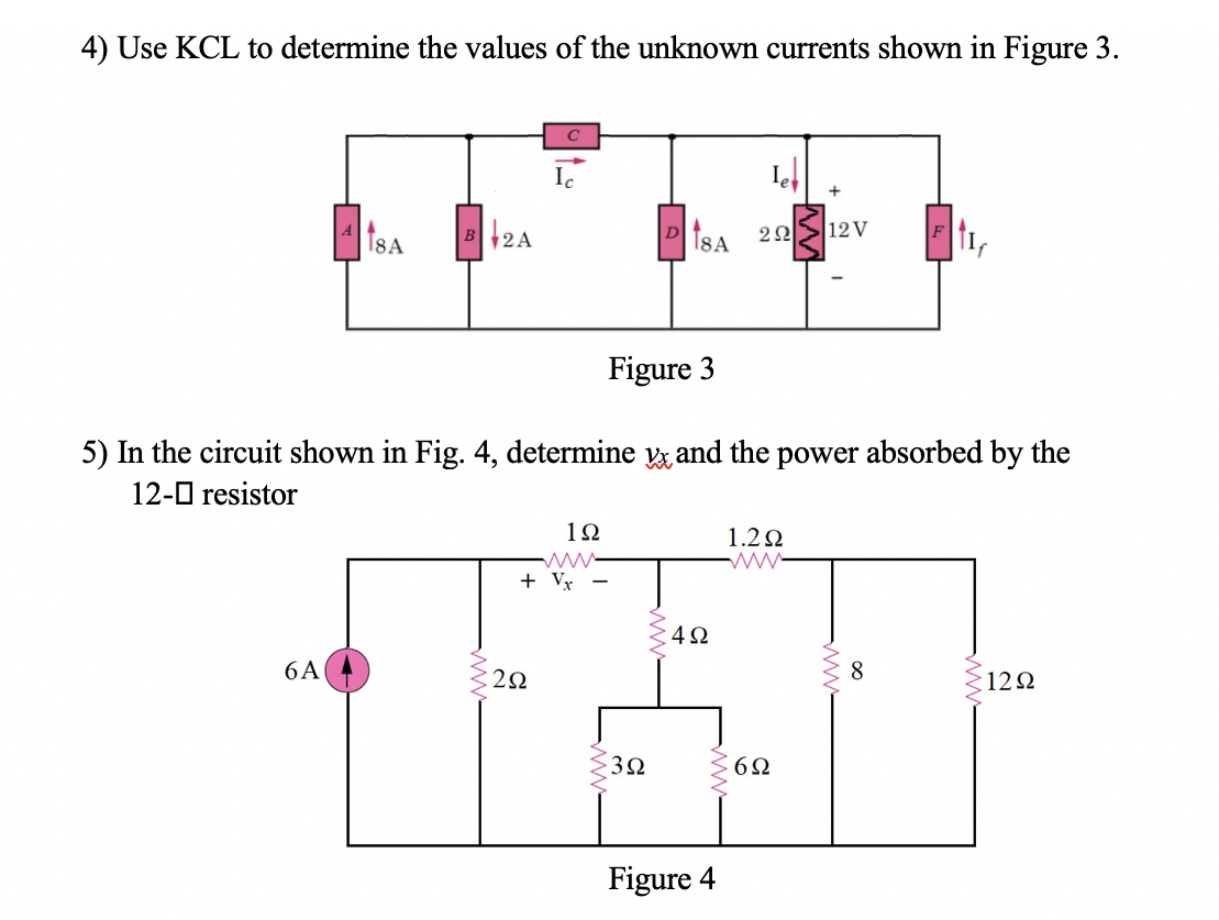 Solved 2) For the circuit shown in Figure 1. Find the | Chegg.com