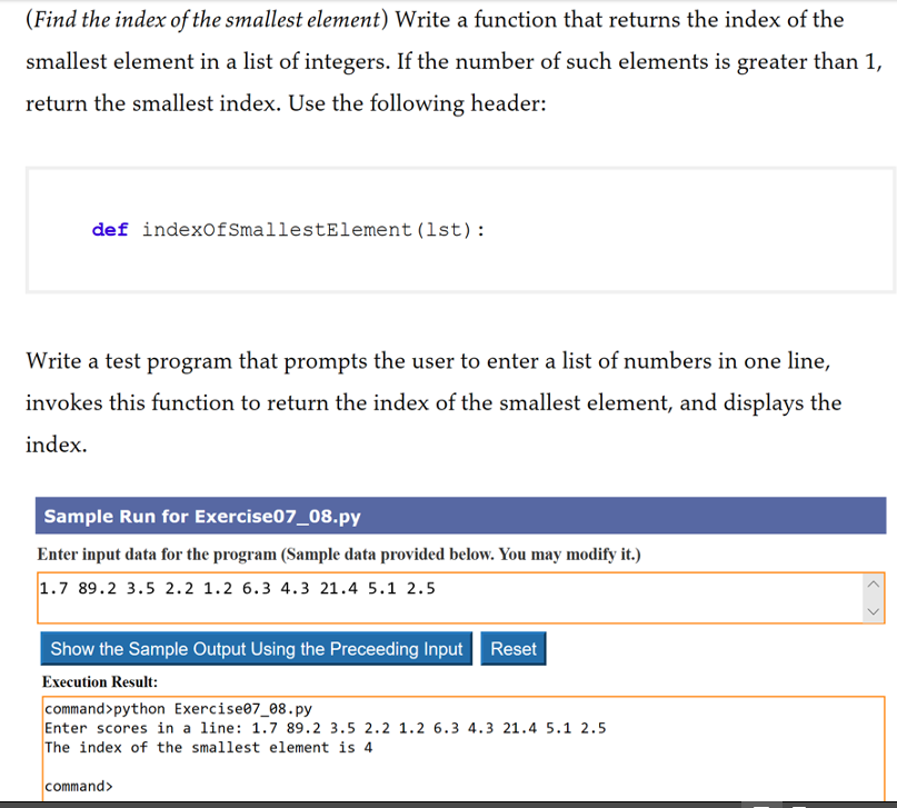 Solved program should be in python only.. with output snap | Chegg.com
