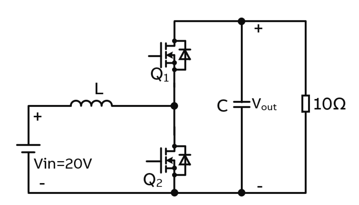 Solved A boost converter is shown. It can boost the input | Chegg.com