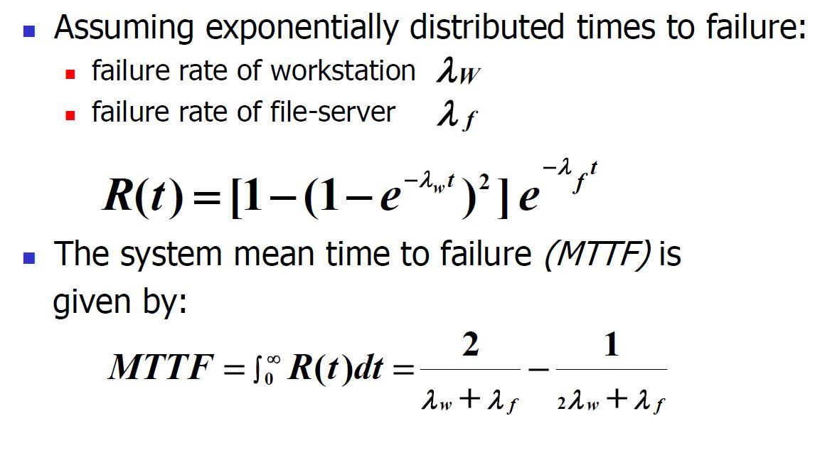 Solved Assuming exponentially distributed times to failure: | Chegg.com