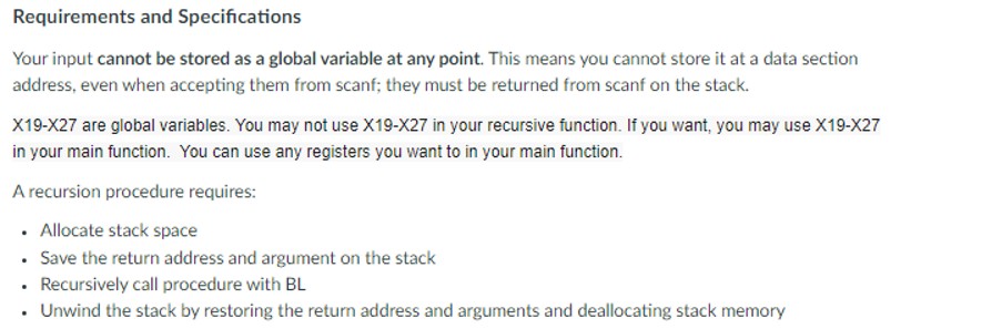 Solved Write an ARM program that takes takes an input string | Chegg.com