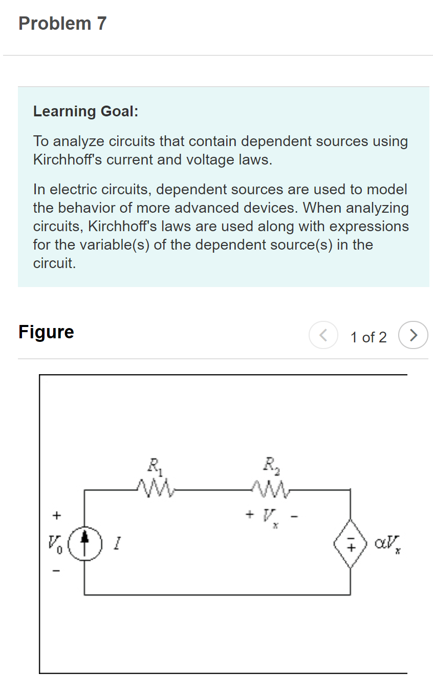 Solved Problem 7 Learning Goal: To analyze circuits that | Chegg.com
