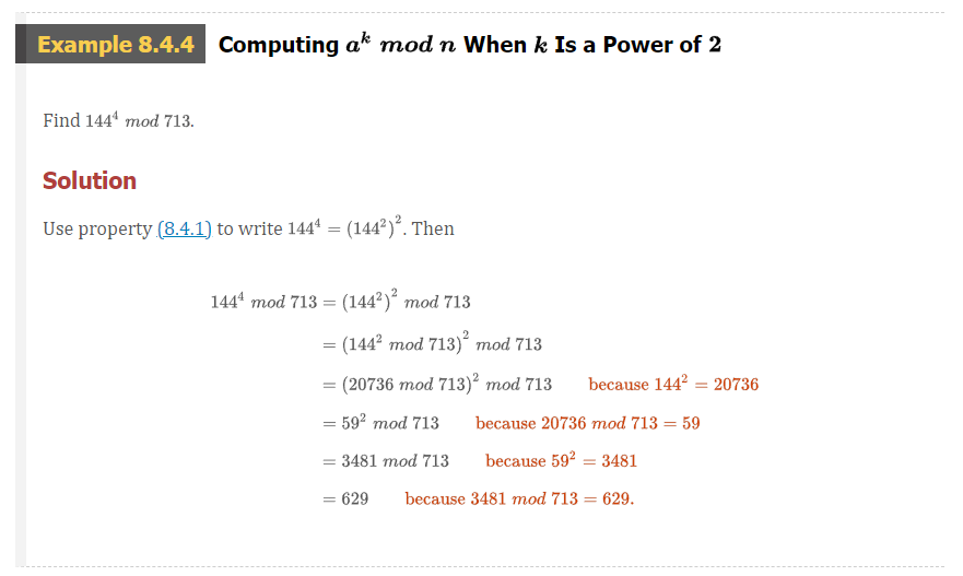 Solved Find 37307(mod718) using techniques described in | Chegg.com