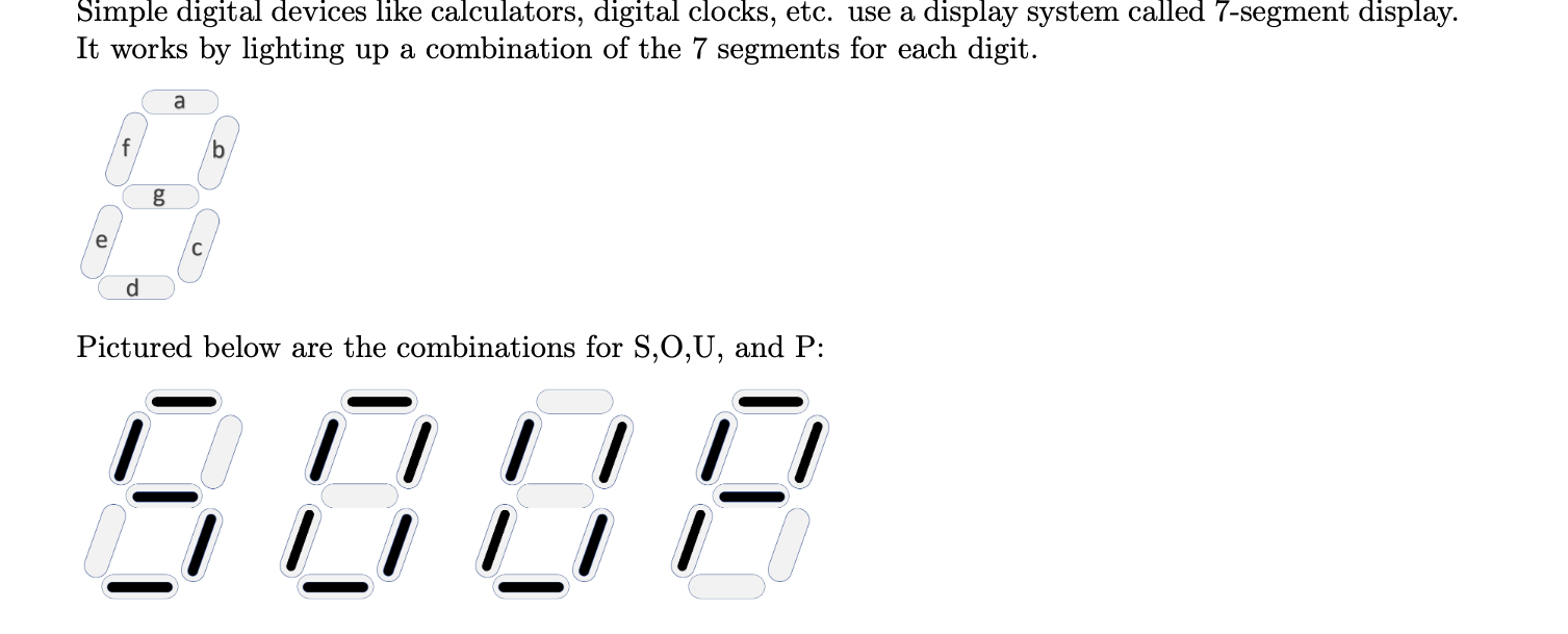 Solved Simple digital devices like calculators, digital | Chegg.com