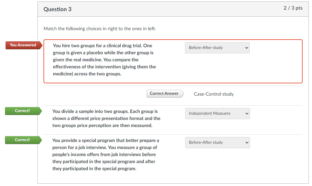 Question 1 1 / 2 pts You are trying to find the | Chegg.com