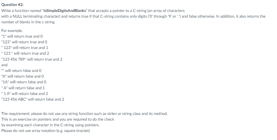 Solved Question #2: Write a function named | Chegg.com