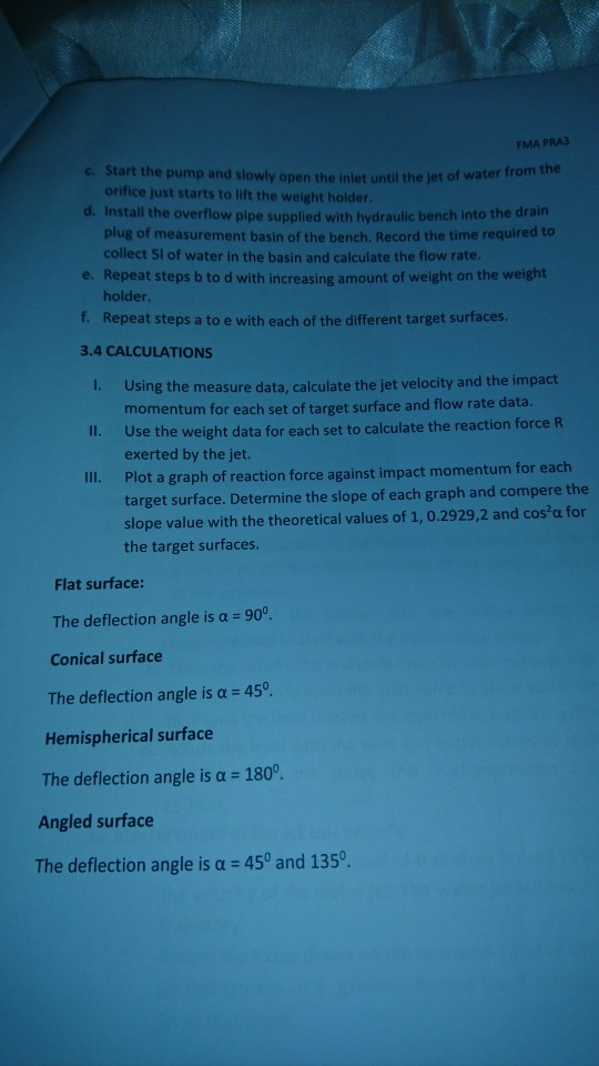 Solved FMA PRAS EXPERIMENT 1. AIM 1.1 To investigate the | Chegg.com