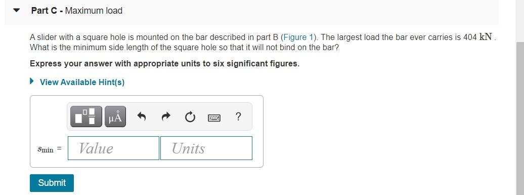 Solved Learning Goal: Part A - Calculate Poisson's ratio To | Chegg.com