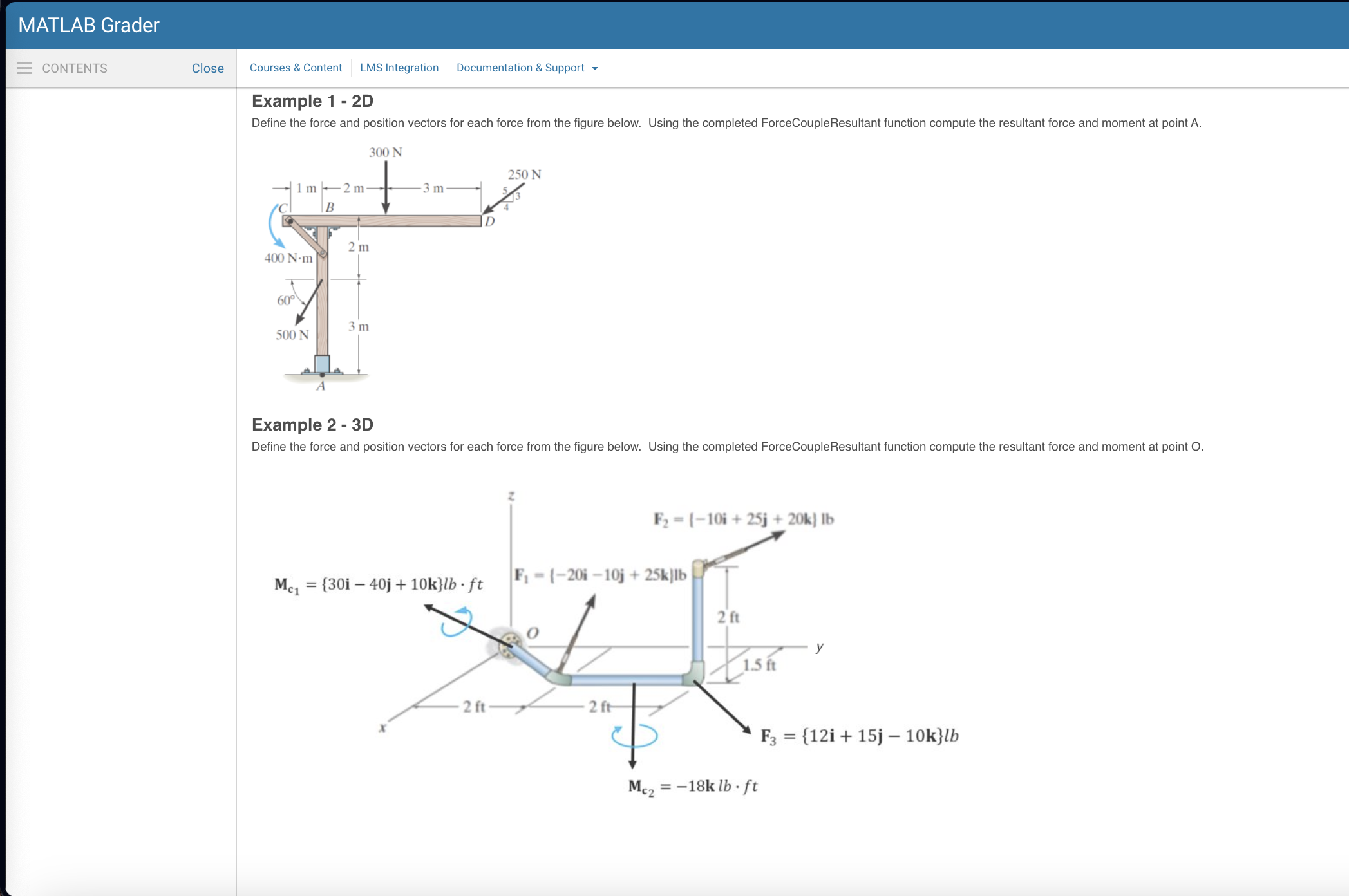 Solved Example 2 - 3D efine the force and position vectors | Chegg.com