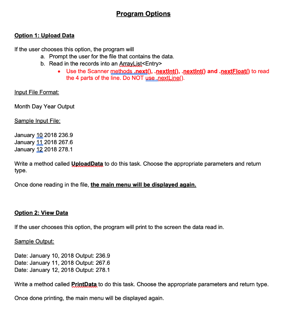 Java Final Project - Power Plant Data Analysis For | Chegg.com