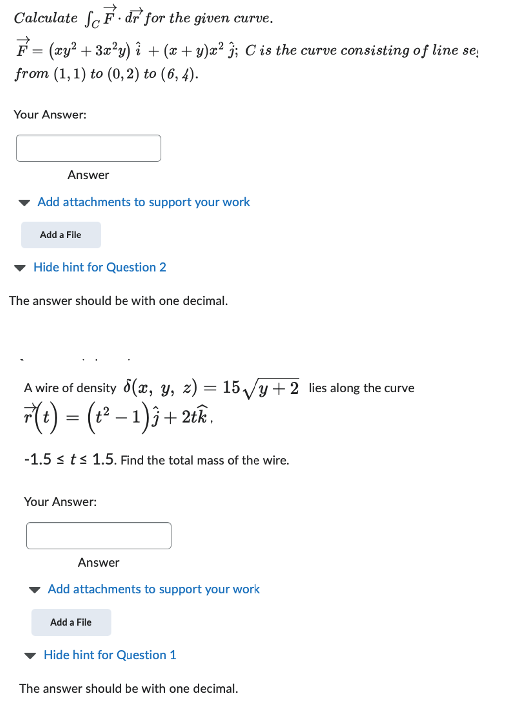 Solved Calculate ∫CF⋅dr for the given curve. | Chegg.com