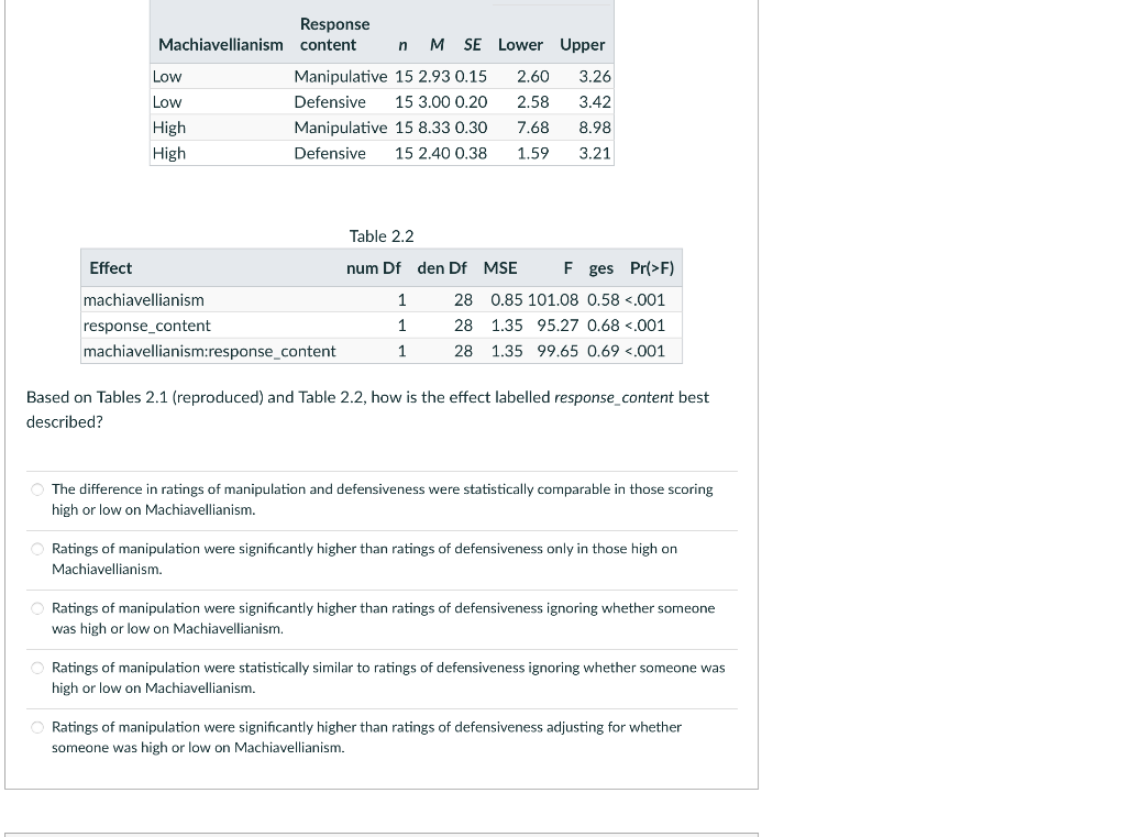 Solved Based on Tables 2.1 (reproduced) and Table 2.2, how | Chegg.com