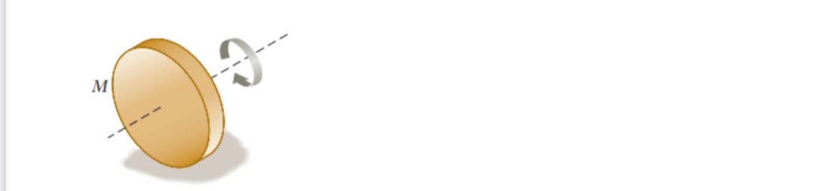 Solved A uniform solid disk of radius R is set into rotation | Chegg.com