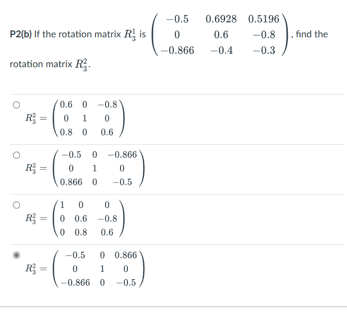 Solved P2(a) Suppose that three coordinate frames | Chegg.com