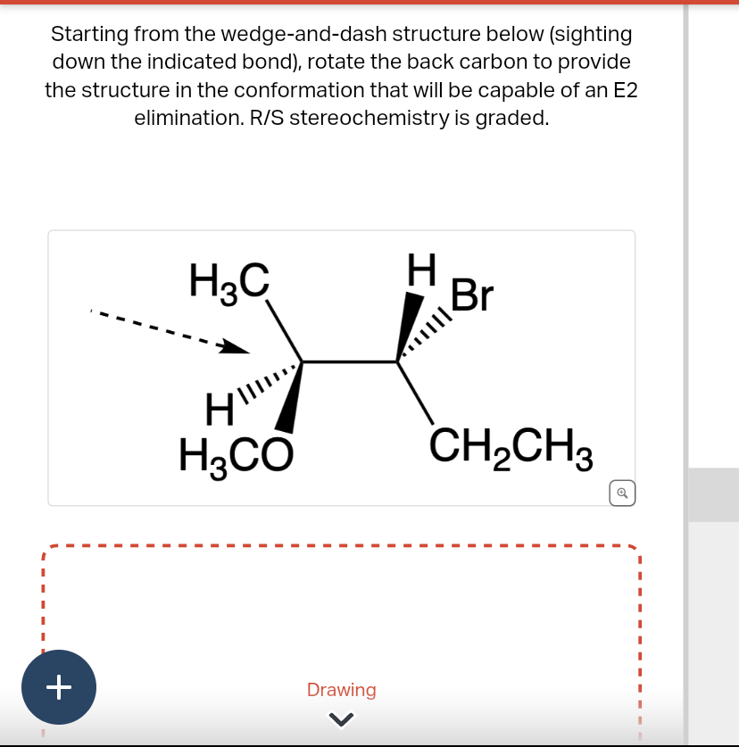 Solved Starting from the wedge-and-dash structure below | Chegg.com
