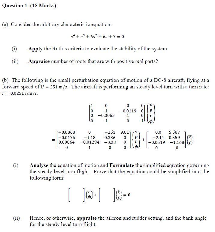 Solved Question 1 (15 Marks) (a) Consider the arbitrary | Chegg.com ...