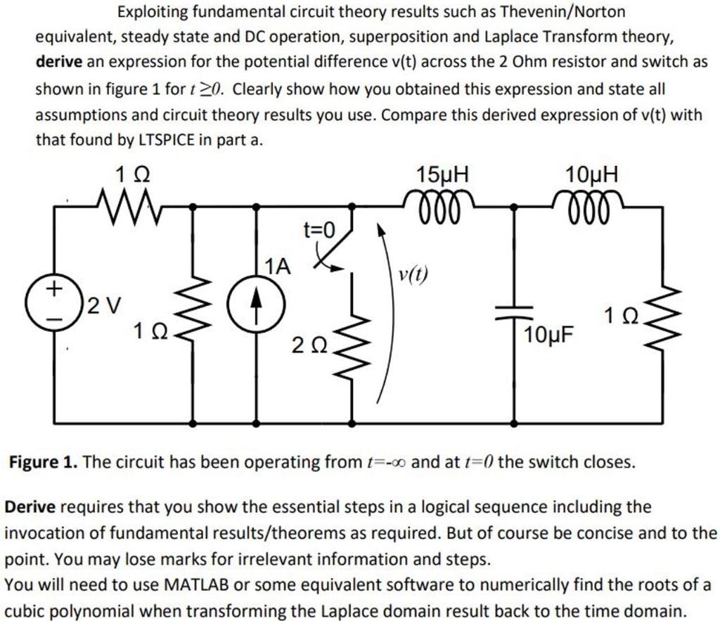 Solved Hi, having trouble finding the appropriate circuit | Chegg.com