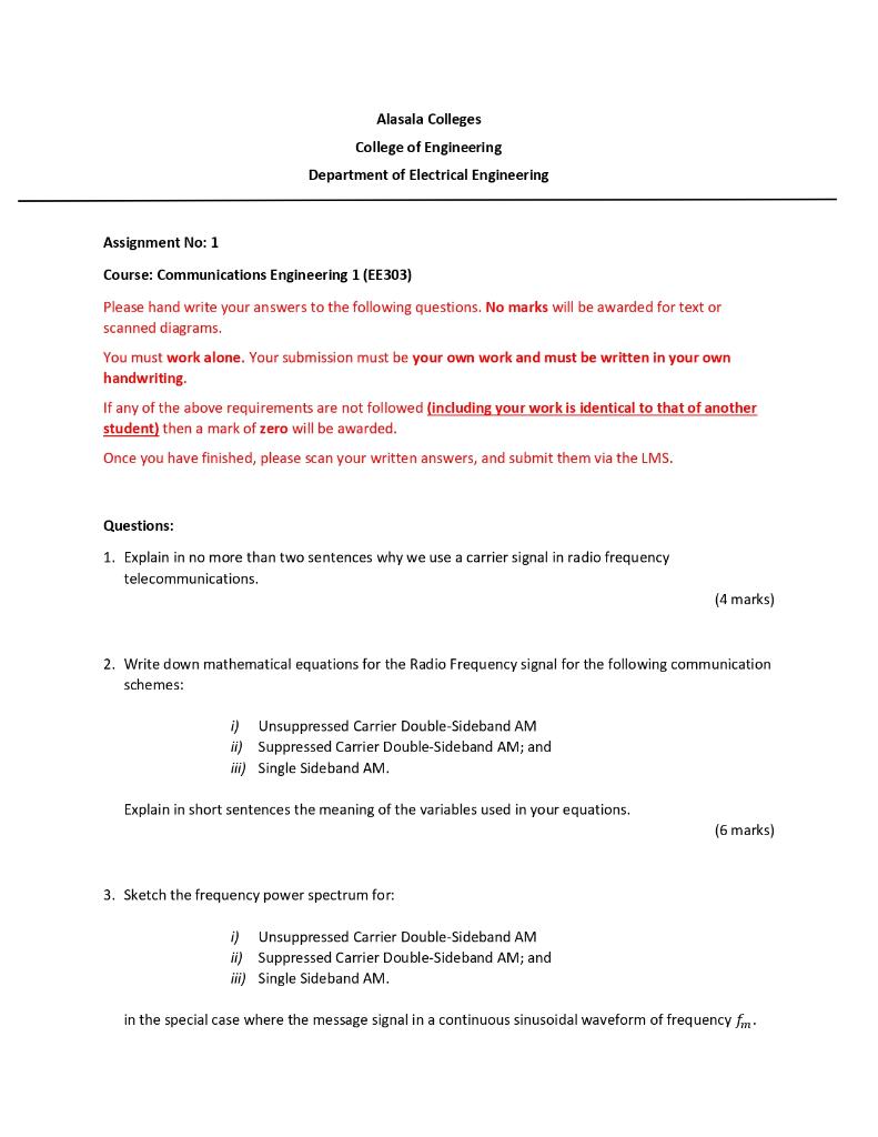 Solved Alasala Colleges College of Engineering Department of | Chegg.com