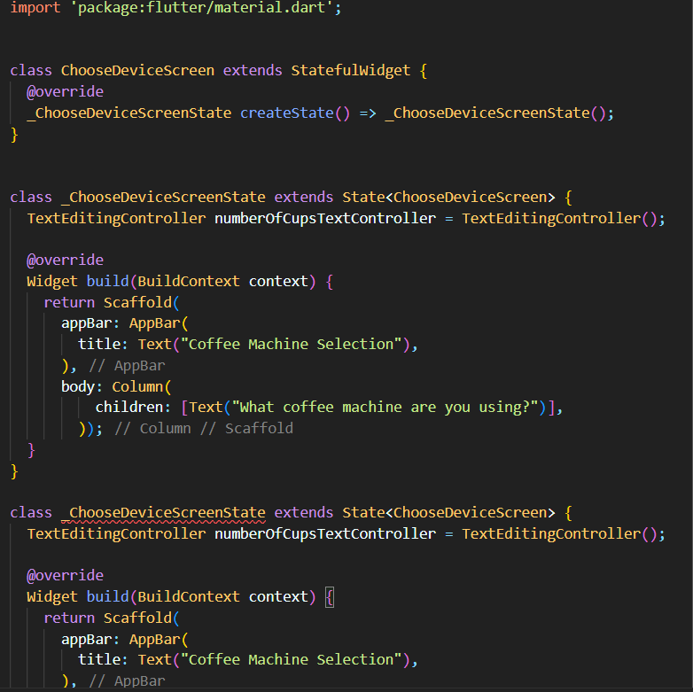 Solved In effective dart code edit the following widgets to | Chegg.com