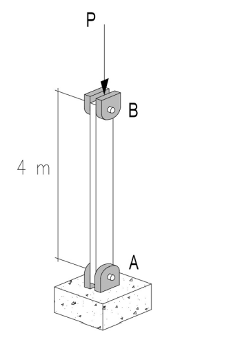 Solved The uniform bar of AB steel has a rectangular cross | Chegg.com
